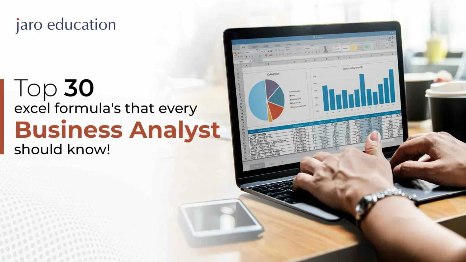 Top 30 Excel Formulas For Business Analysts | Jaro Education